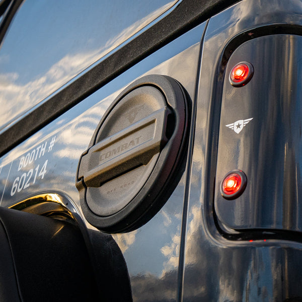 COMBAT OFFROAD Fuel Door Cover for 18-up Jeep Wrangler JL & JL Unlimit ...