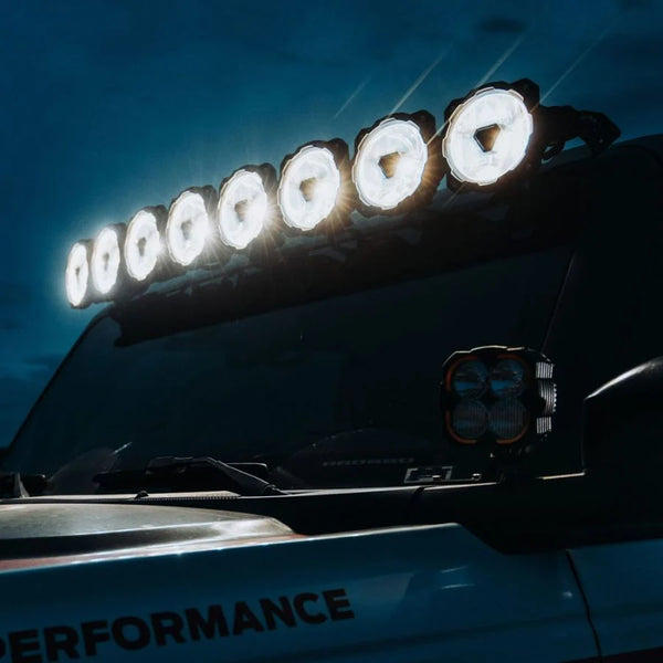 KC HiLiTES 50" Gravity TITAN LED 8-Light Bar System for 21-up Ford Bro ...