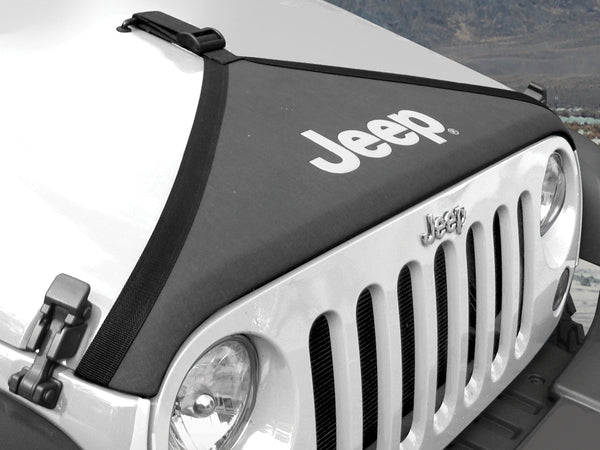 MOPAR Hood Bra, Black for 07-18 Jeep Wrangler Jk and JK Unlimited ...