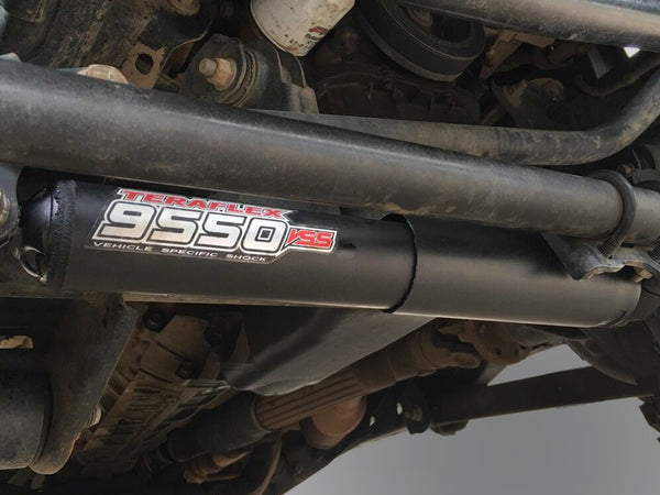 TERAFLEX JK/TJ Steering Stabilizer for 97-18 Jeep Wrangler TJ + JK ...