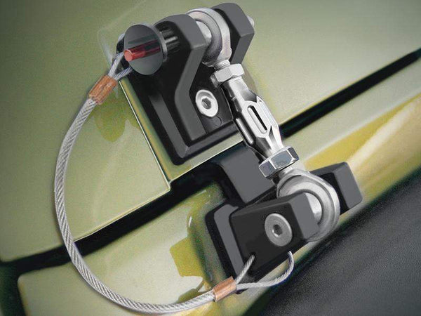 DRAKE OFFROAD Hood Hold Downs for 07-18 Jeep Wrangler JK & JK Unlimite ...