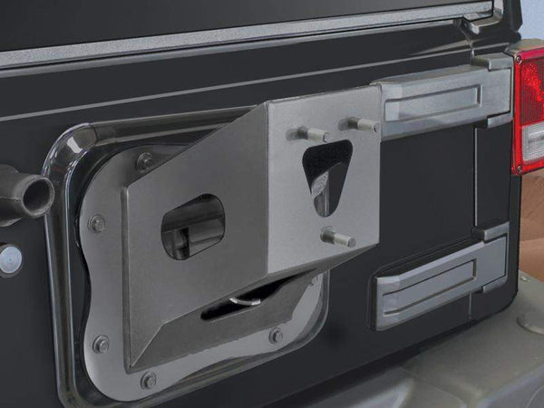 RAMPAGE Spare Tire Mount Extender for 07-18 Jeep Wrangler JK & JK Unli ...