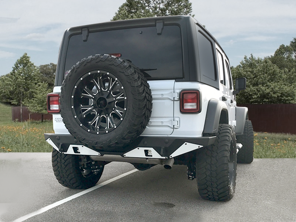 HAMMERHEAD Full Width Rear Bumper Ravenger Series, Black Powder Coated ...