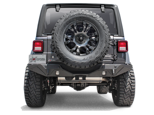 HAMMERHEAD Full Width Rear Bumper Ravenger Series, Black Powder Coated ...