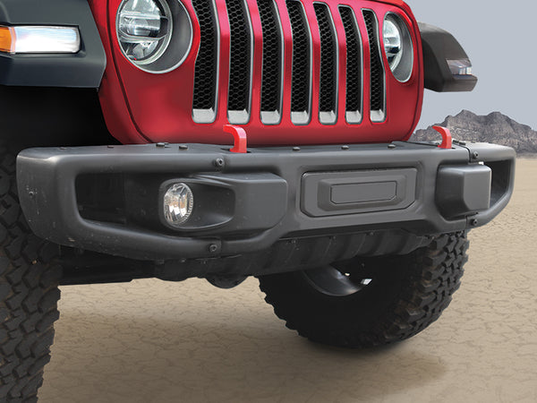 MOPAR 3 Piece Front Bumper for 18-up Jeep Wrangler JL & JL Unlimited ...