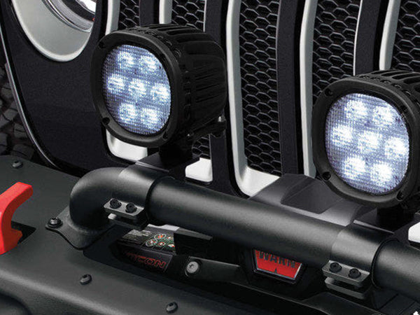 MOPAR Winch Guard Light Brackets for 18-up Jeep Wrangler JL & JL Unlim ...