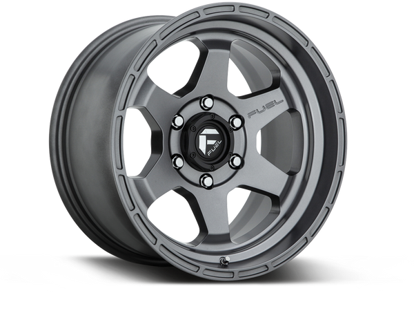FUEL D665 "SHOK" Wheel in Anthracite for 07-up Jeep Wrangler JK, JL ...