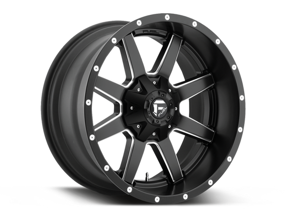 FUEL D538 "MAVERICK" Wheel in Satin Black & Milled Spokes for 07-up Je ...