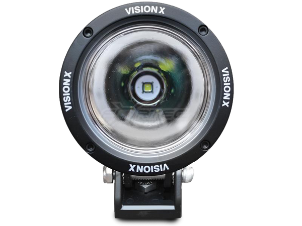 VISION X Lighting 4.5" Cannon LED Driving Light with Black Die-Cast Al ...