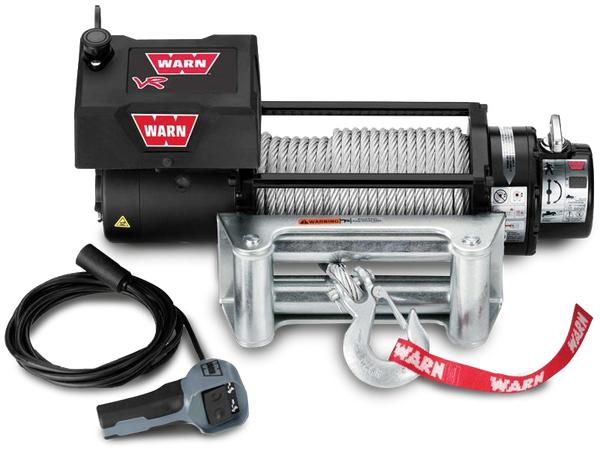 WARN VR 8000, 10000, 12000 Series Self-Recovery Winch with Synthetic R ...