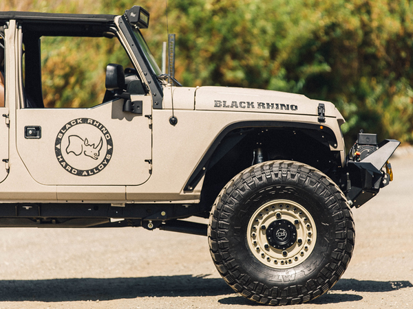 BLACK RHINO ARMORY Wheel in Desert Sand or Gun Black for 07-up Jeep Wr ...